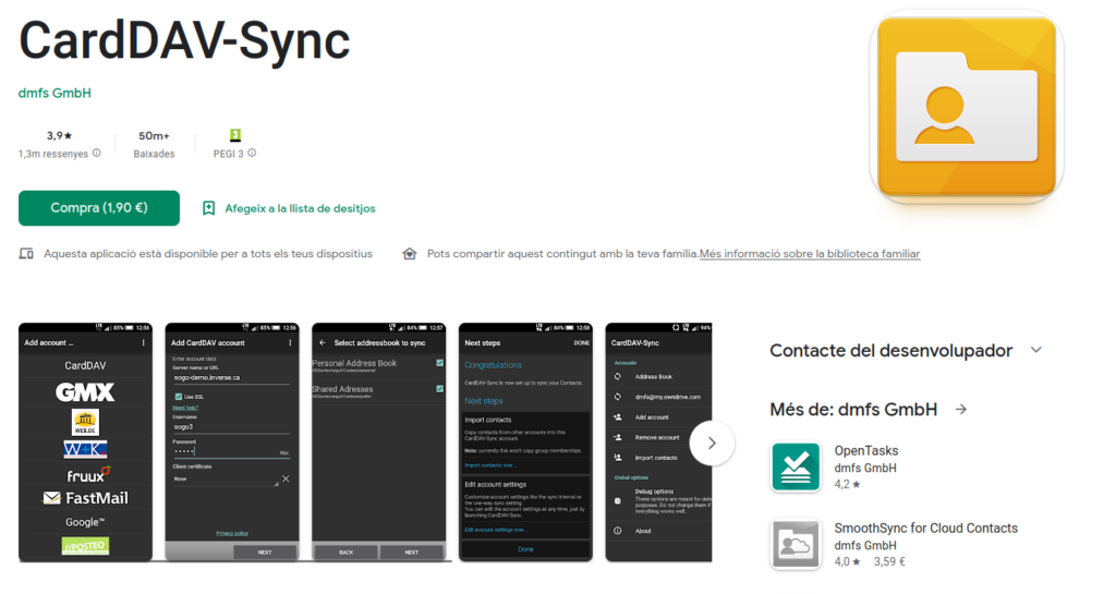 ¿Cómo configurar la sincronización de contactos con Android CardDAV ...