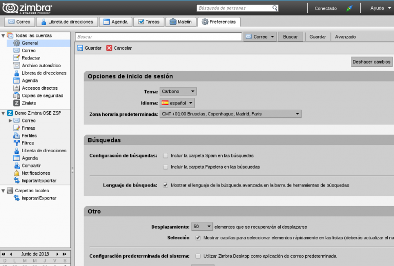 ¿Cómo hacer una configuración básica en Zimbra Desktop? – bTactic Open Source&Cloud Solutions