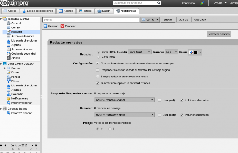 ¿Cómo hacer una configuración básica en Zimbra Desktop? – bTactic Open ...