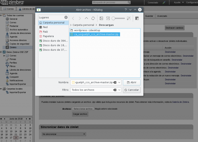 ¿Cómo instalar e implementar Zimlets en Zimbra Desktop? – bTactic Open Source&Cloud Solutions