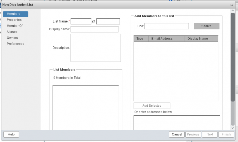 How to manage Distribution lists in Zimbra? – bTactic Open Source&Cloud Solutions