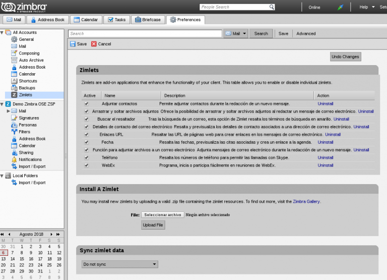How to install and implement Zimlets in Zimbra Desktop? – bTactic Open Source&Cloud Solutions