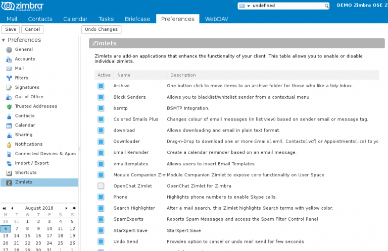 How to implement Zimlets to our Zimbra? – bTactic Open Source&Cloud Solutions