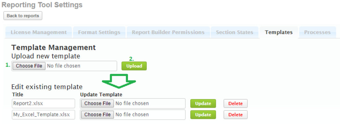 How To Add Our Own Excel Pdf Templates Analytic Reporting Tool Btactic Open Sourceandcloud