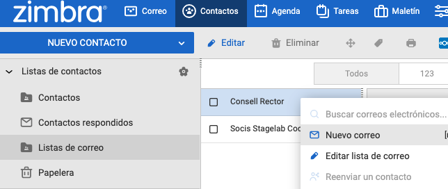 Como gestionar las listas de correo en Zimbra – bTactic Open Source ... Como gestionar las listas de correo en Zimbra – bTactic Open Source ...